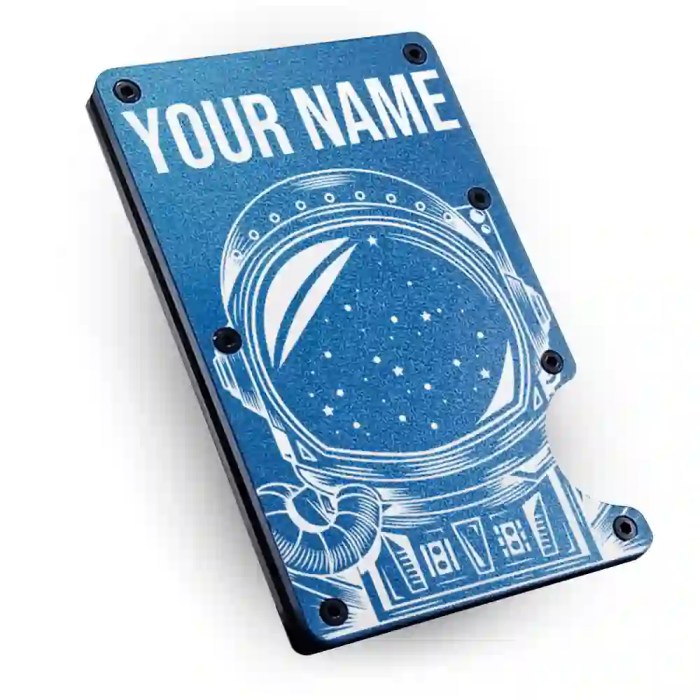 RFID Blocking Metal Wallet Minimalist - Astro | Best RFID Wallets