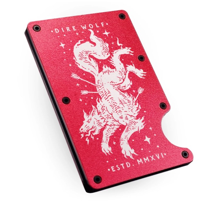 RFID Blocking Metal Wallet - Direwolf | Best RFID Wallets