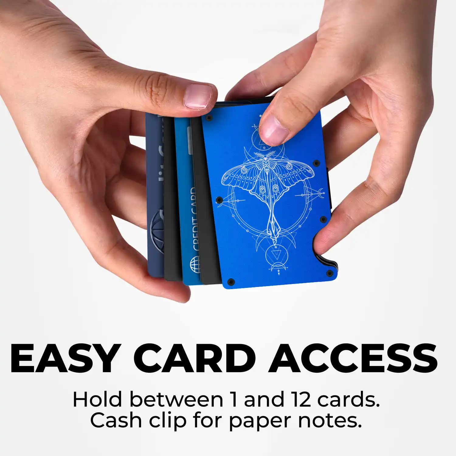 RFID Metal Wallet - Moon Moth - GuardianWallets