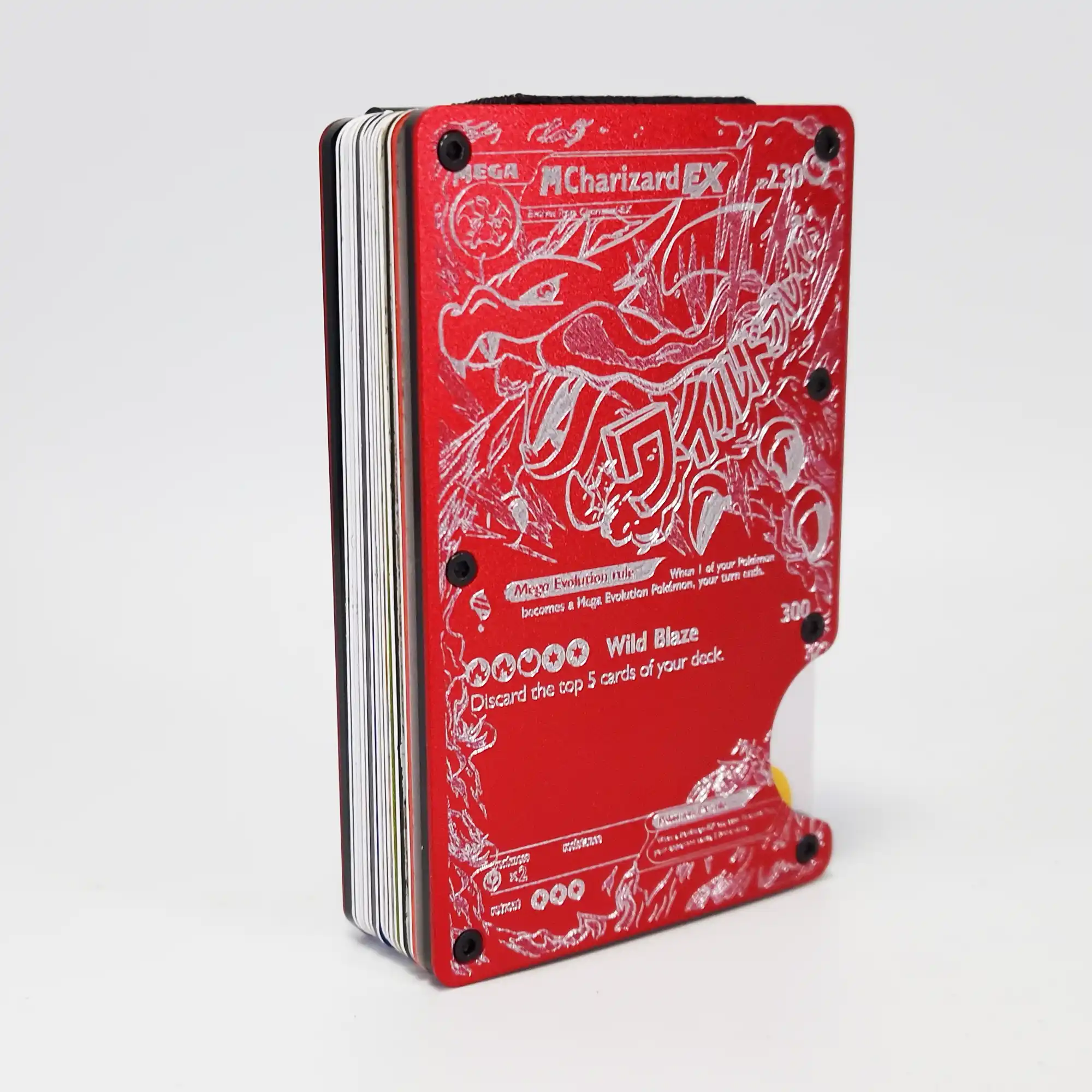 RFID Metal Wallet - Mega Charizard - GuardianWallets