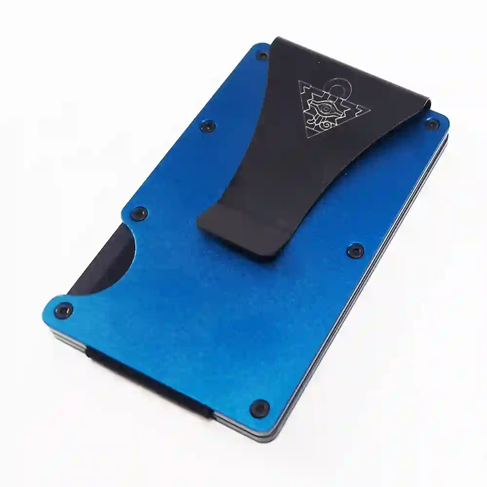 RFID Blocking Metal Wallet - Blue Eyes | Best RFID Wallets