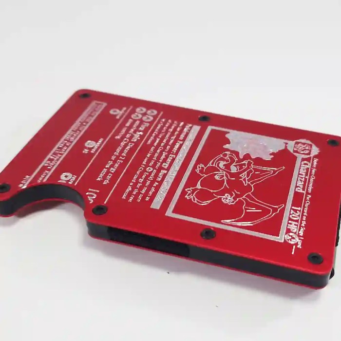 RFID Metal Wallet – Base Set Charizard - GuardianWallets