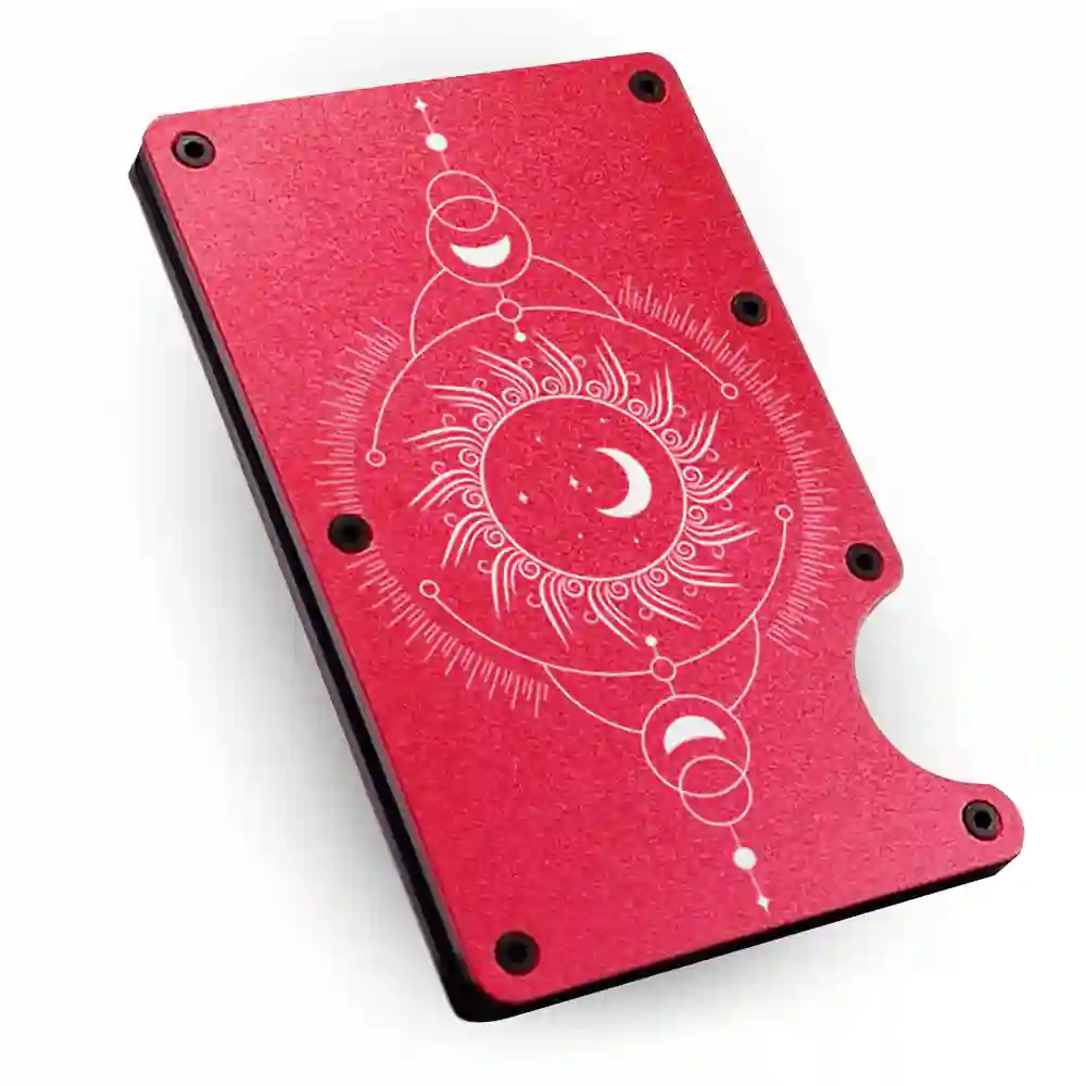 RFID Metal Wallet – Crystal Sun - GuardianWallets
