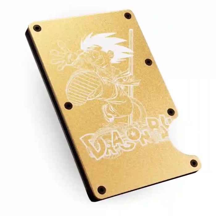 RFID Metal Wallet – Dragonball - Goku - GuardianWallets