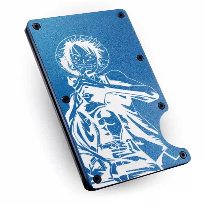RFID Metal Wallet - Luffy - GuardianWallets