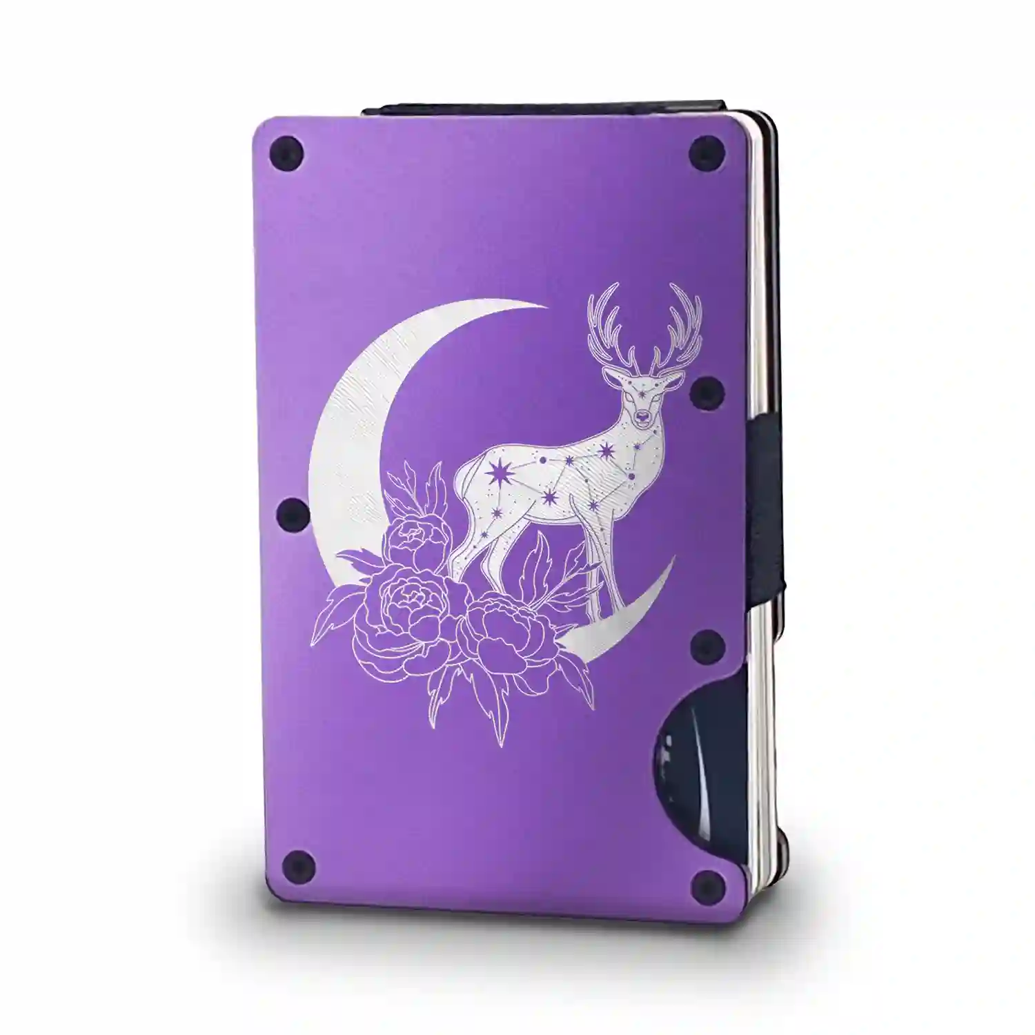 RFID Metal Wallet - Moon Stag - GuardianWallets