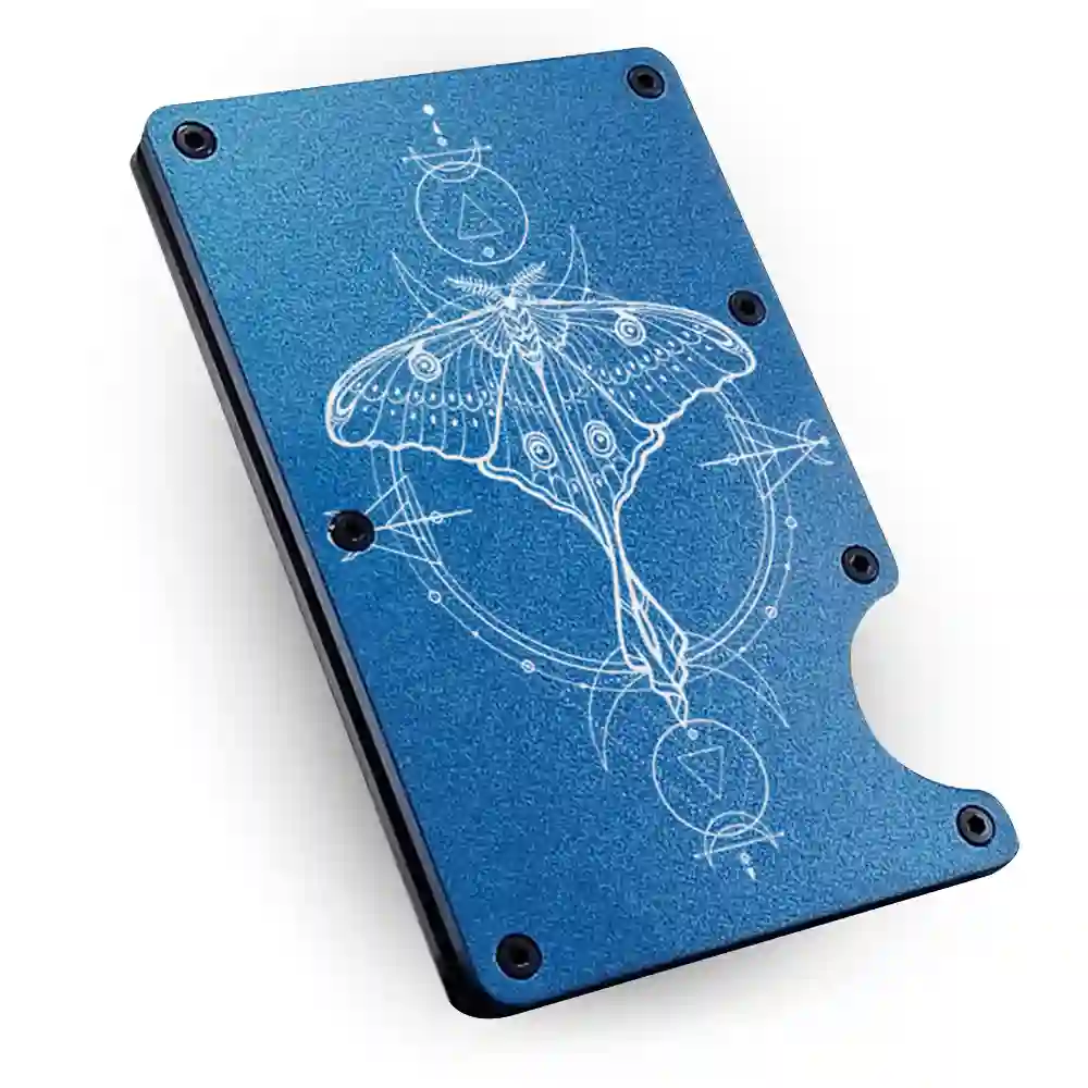 RFID Metal Wallet - Moon Moth - GuardianWallets