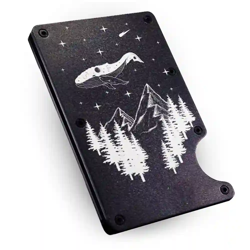 RFID Metal Wallet - Sky Whale - GuardianWallets