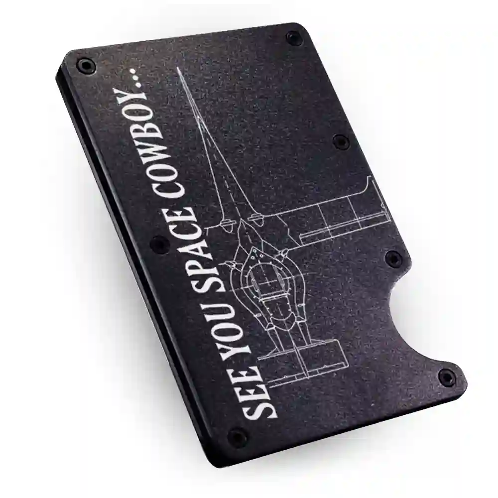 RFID Metal Wallet - Space Cowboy - GuardianWallets