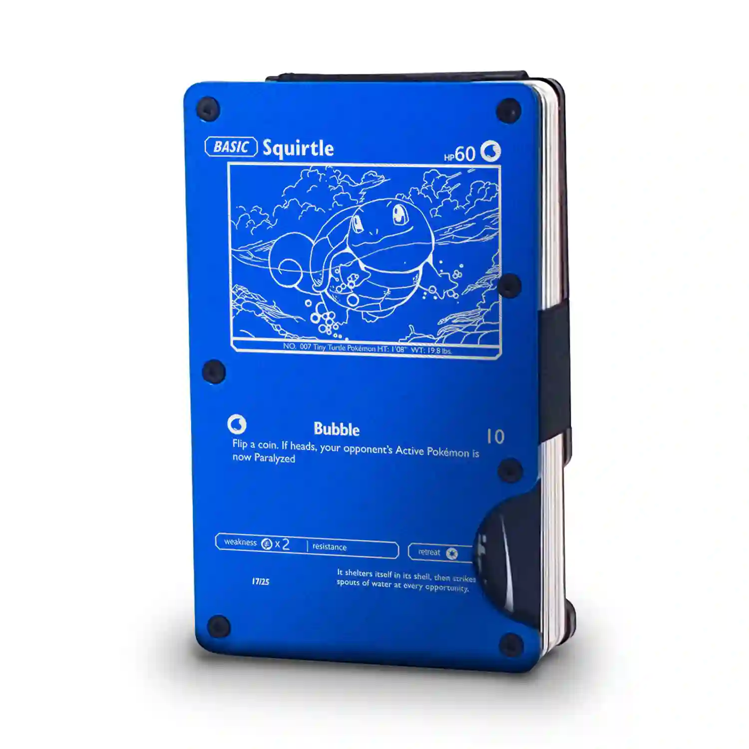 RFID Metal Wallet - Squirtle - GuardianWallets