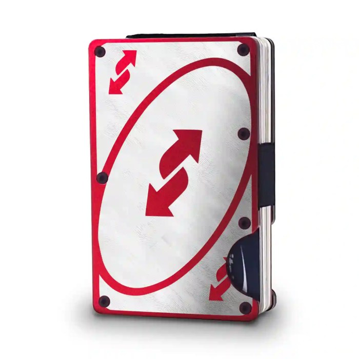 RFID Metal Wallet - Uno Reverse - GuardianWallets