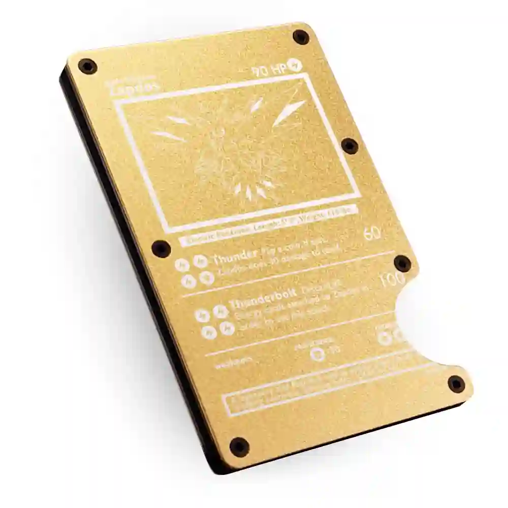 RFID Metal Wallet - Zapdos - GuardianWallets