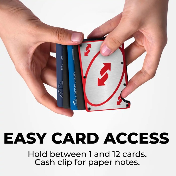 RFID Metal Wallet - Uno Reverse - GuardianWallets