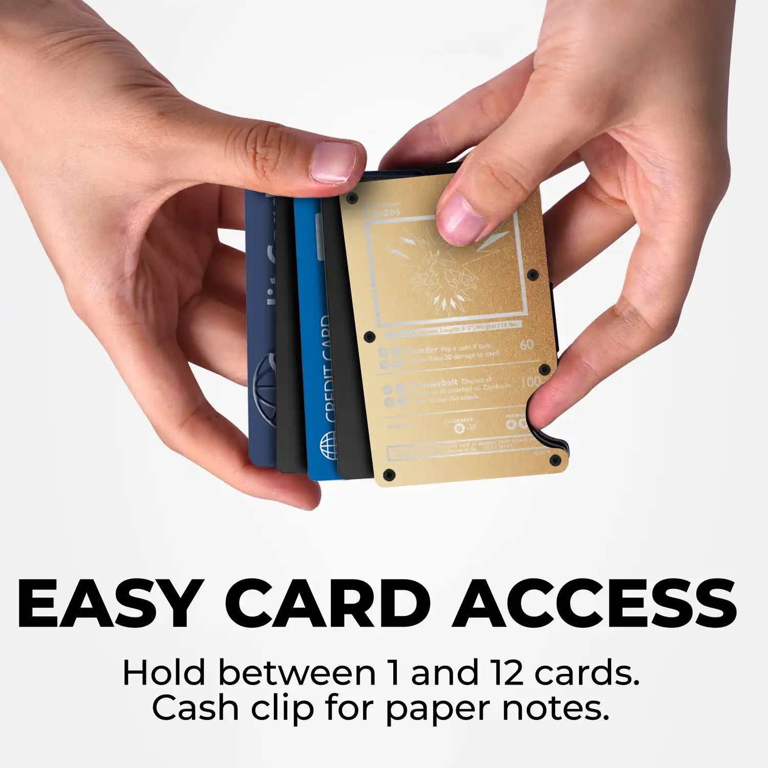 RFID Metal Wallet - Zapdos - GuardianWallets